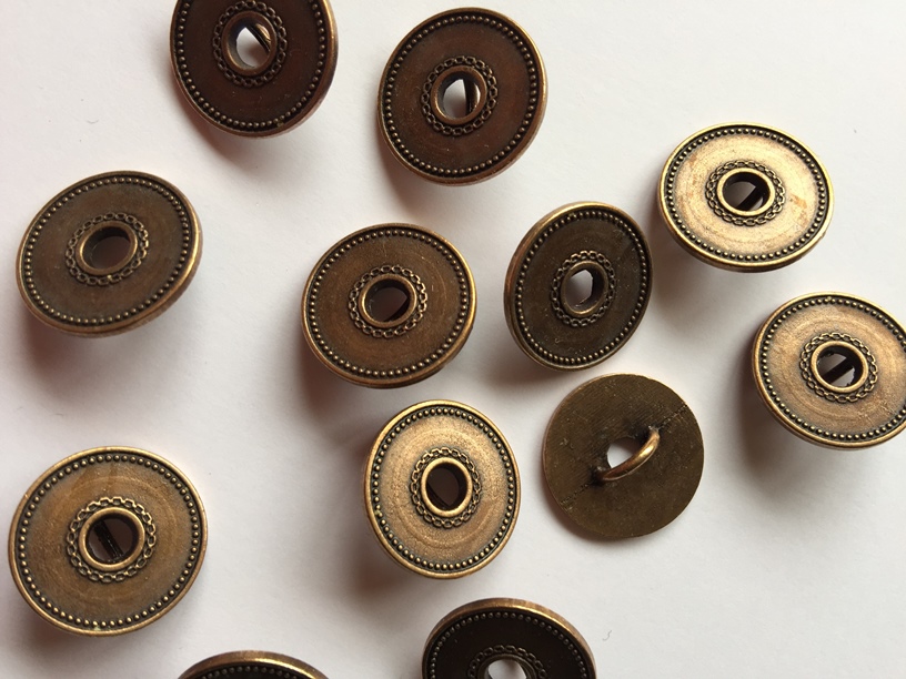 Metal buttons | metal sewing buttons | TextileGarden