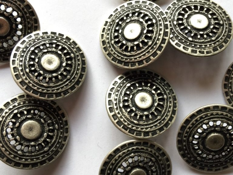 Metal buttons | metal sewing buttons | TextileGarden