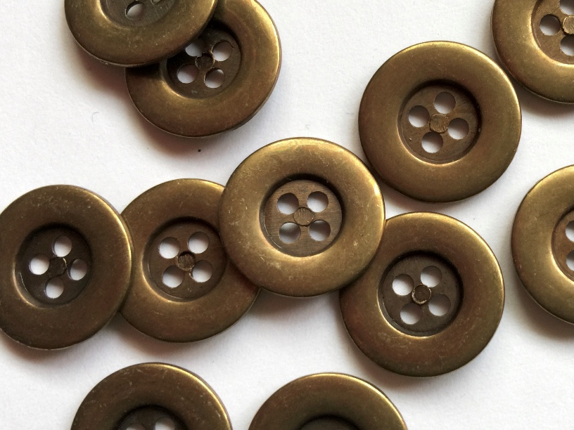 Metal buttons | metal sewing buttons | TextileGarden