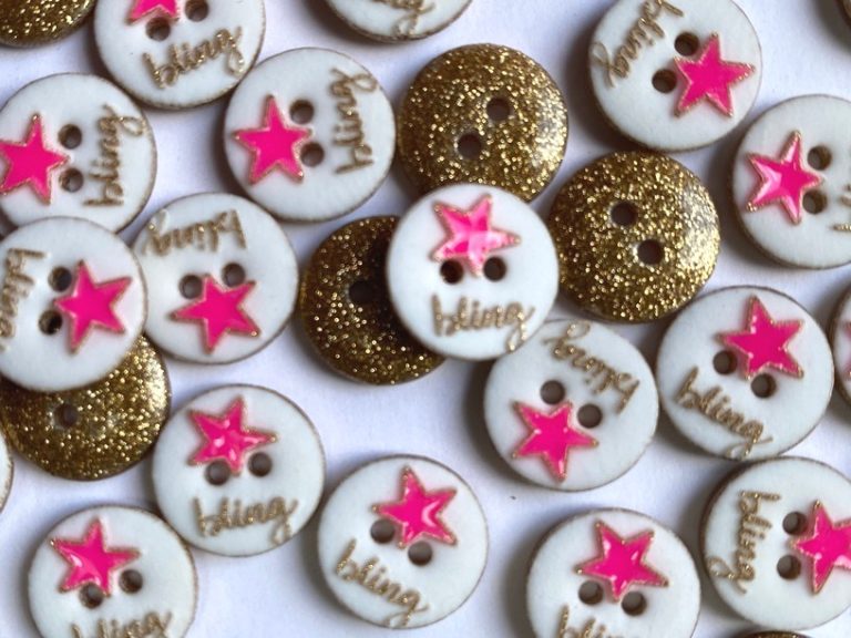 Novelty buttons | Sheep buttons | TextileGarden